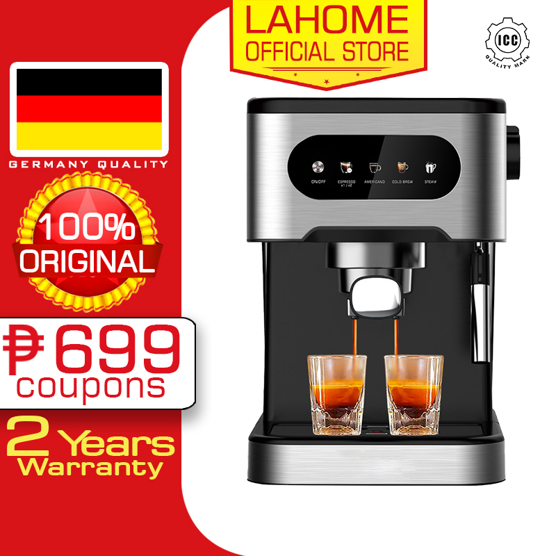 Lahome Smart Cold/Hot Brew Espresso Coffee Maker Machine Iced Americano Automatic Touch Screen ...