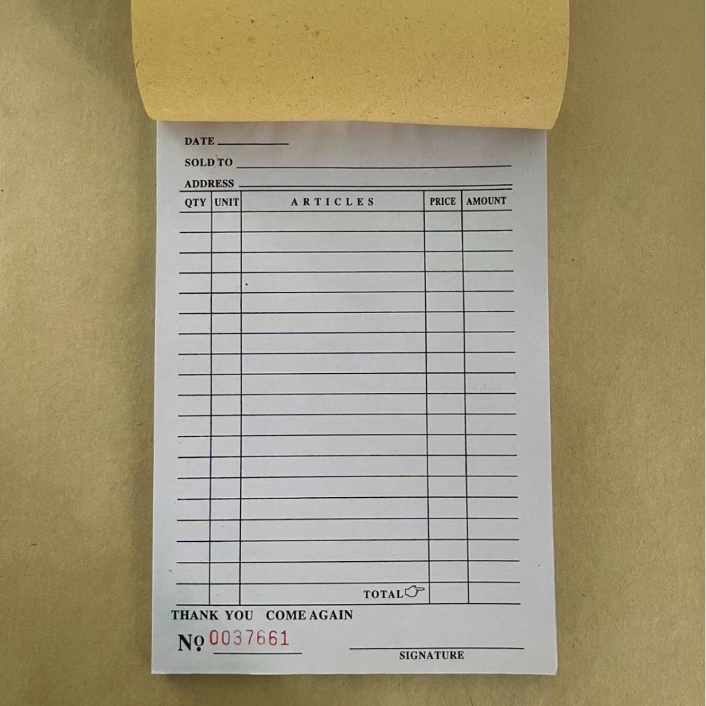 Carbonized Resibo Receipt Wholesale With Carbon Paper Duplicate Receipt ...