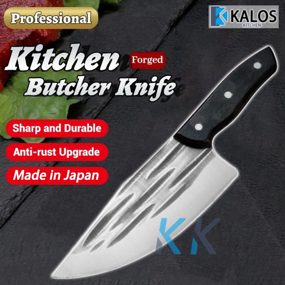 Kalos Japanese 30CM Damascus Kitchen Knife Meat Professional Chef ...