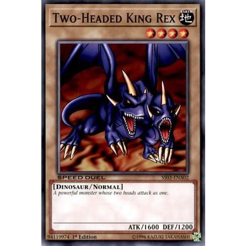 SS 3 DINOSAUR TWO HEADED KING REX SPEED DUEL MIX EXPANSION KONAMI ...