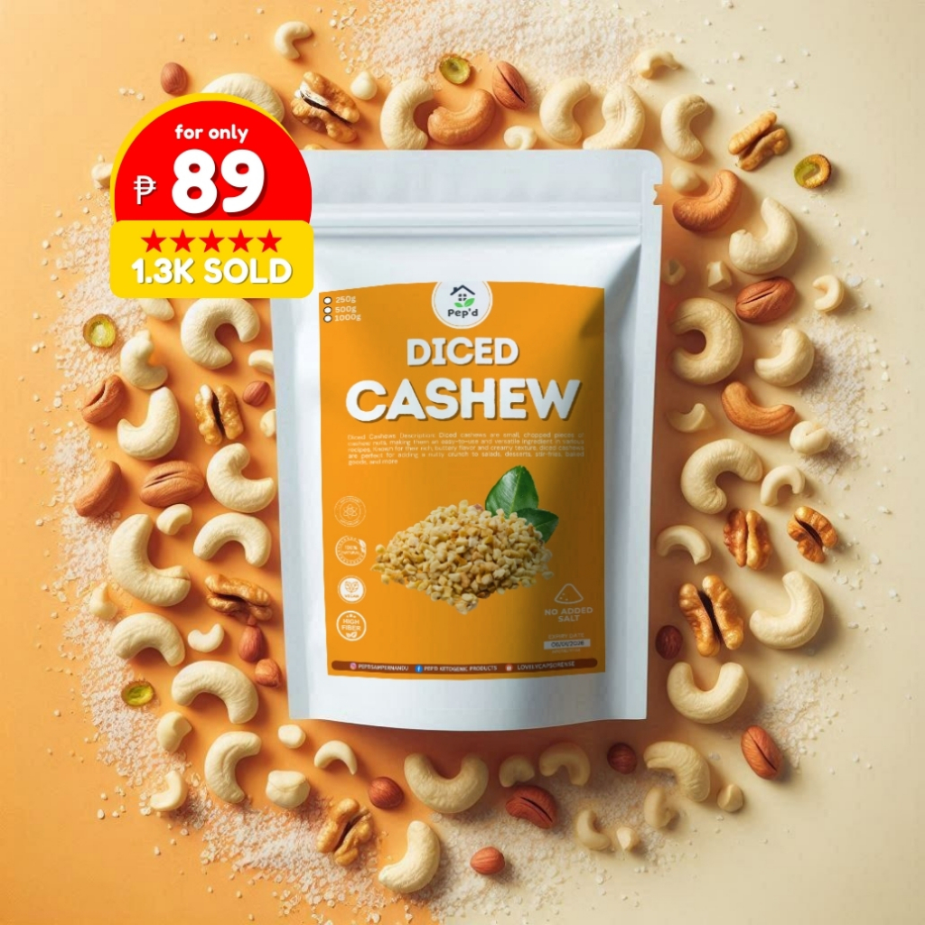 Diced Cashew Nuts 250g/500g/1kg - High Quality - Raw | Shopee Philippines