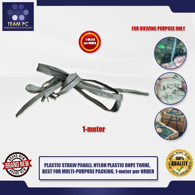 TEAM PC PLASTIC STRAW PANALI, NYLON PLASTIC ROPE TWINE, BEST FOR MULTI ...