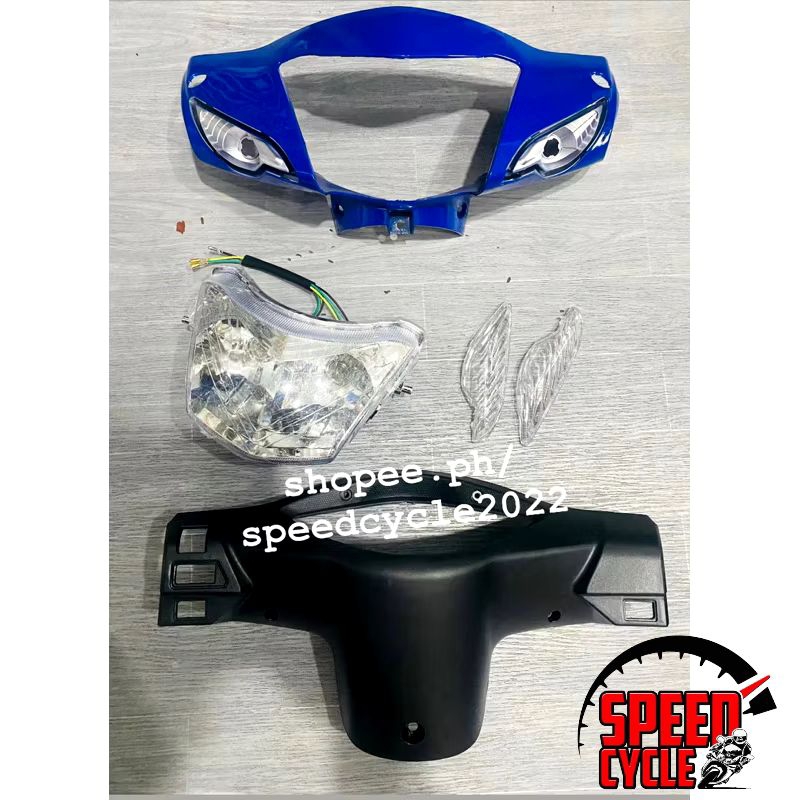 FRONT & BACK COWLING & HEADLIGHT WITH SIGNAL LENS FOR WAVE 100/100R ...
