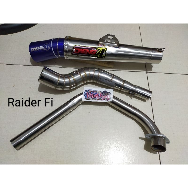 DAENG SA14 Open Pipe with Silencer for Raider 150 FI | Shopee Philippines