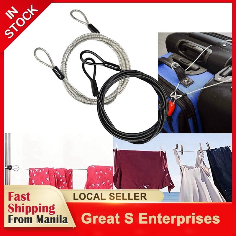 Long Travel Security Cable Lock,Braided Steel Coated Safety Cable ...