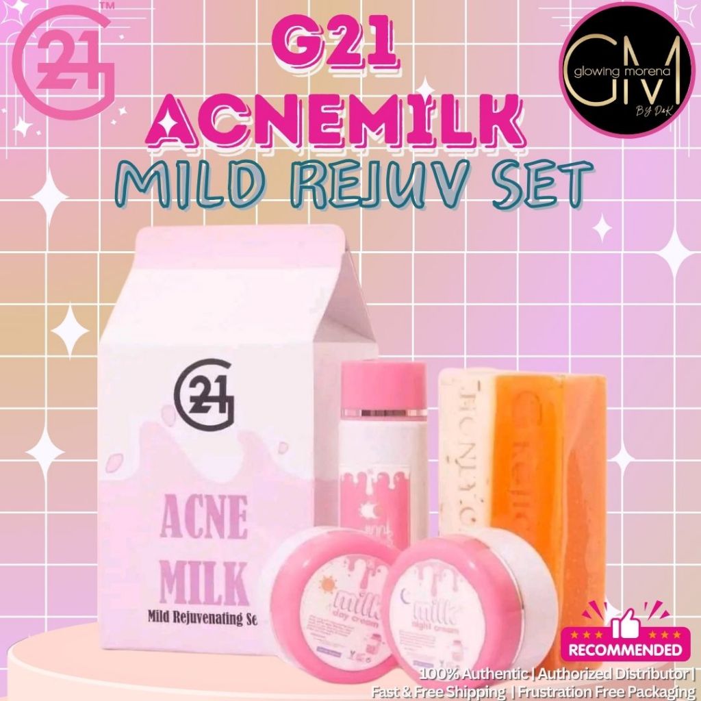 G21 Acne Milk Mild Rejuvenating Set for Skin Repair - Skincare | Shopee ...