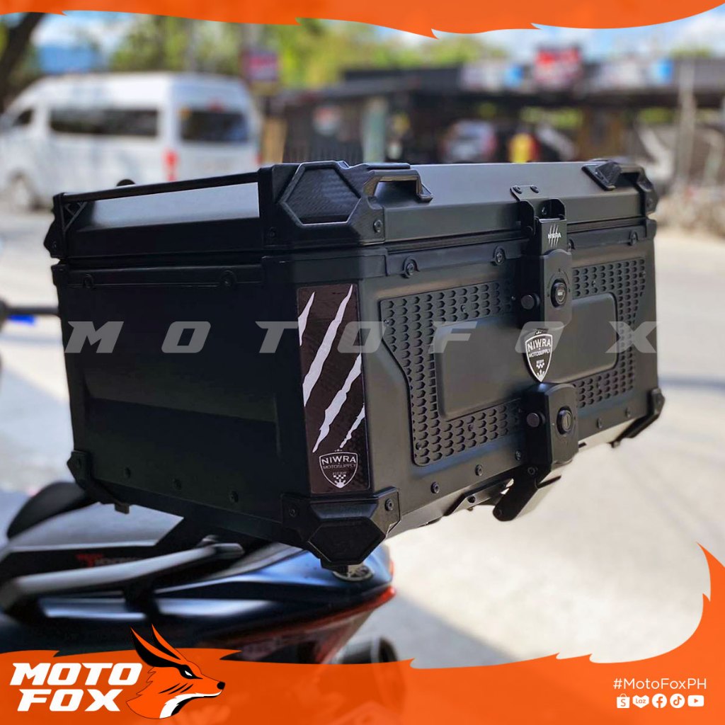 NIWRA Raptor 65L Alloy Top Box for Motorcycle | Shopee Philippines