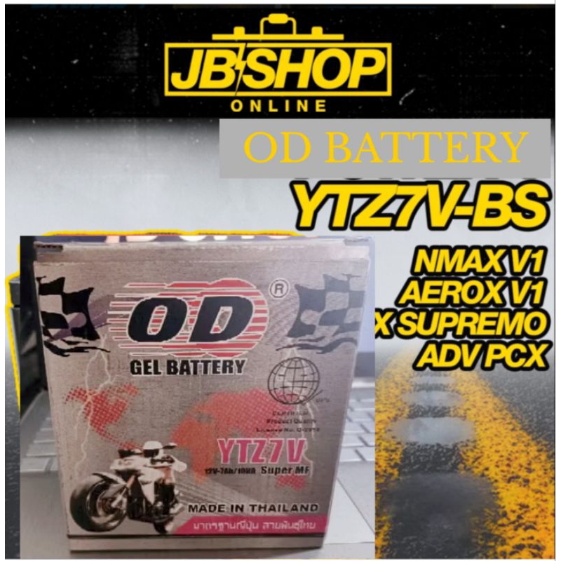 YTZ7V OD BATTERY FOR NMAX V1 AEROX V1 ADV GEL TYPE | Shopee Philippines