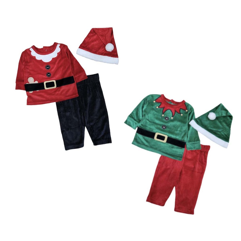 COD Christmas Costume Santa & Elf Set Costume OOTD for Kids | Shopee ...