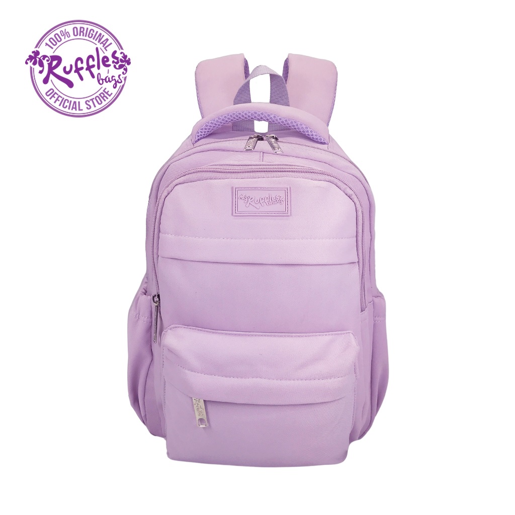 Ruffles Bags Beatrice 13.5-Inch Backpack (Light Purple, Old Rose, Beige ...