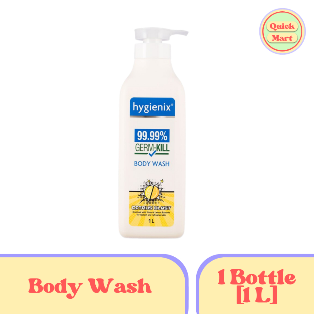 Hygienix Citrus Blast Body Wash 1L (1 Bottle) | Shopee Philippines