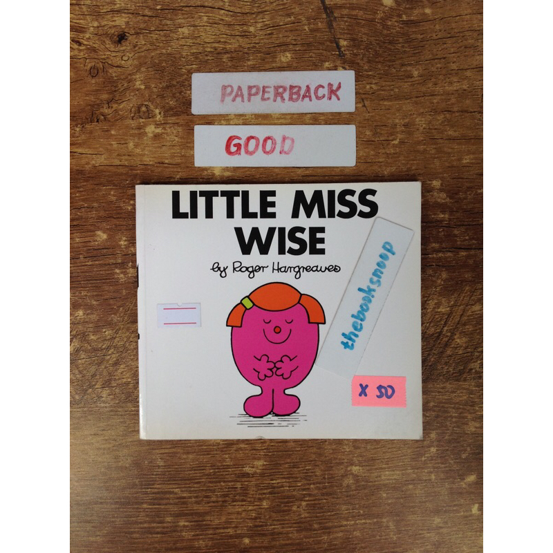 LITTLE MISS children’s mini books by Roger Hargreaves classic | Shopee ...