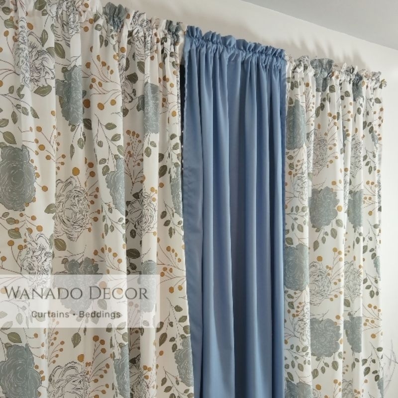 WANADO - Non Ring Window Curtain FUTURE DUSK BLUE Color of the year ...