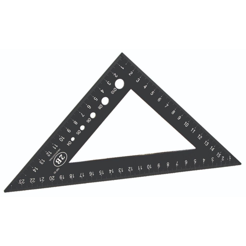 TRIANGLE RULER FLAT 9.5" (HANDTOOLS) | Shopee Philippines