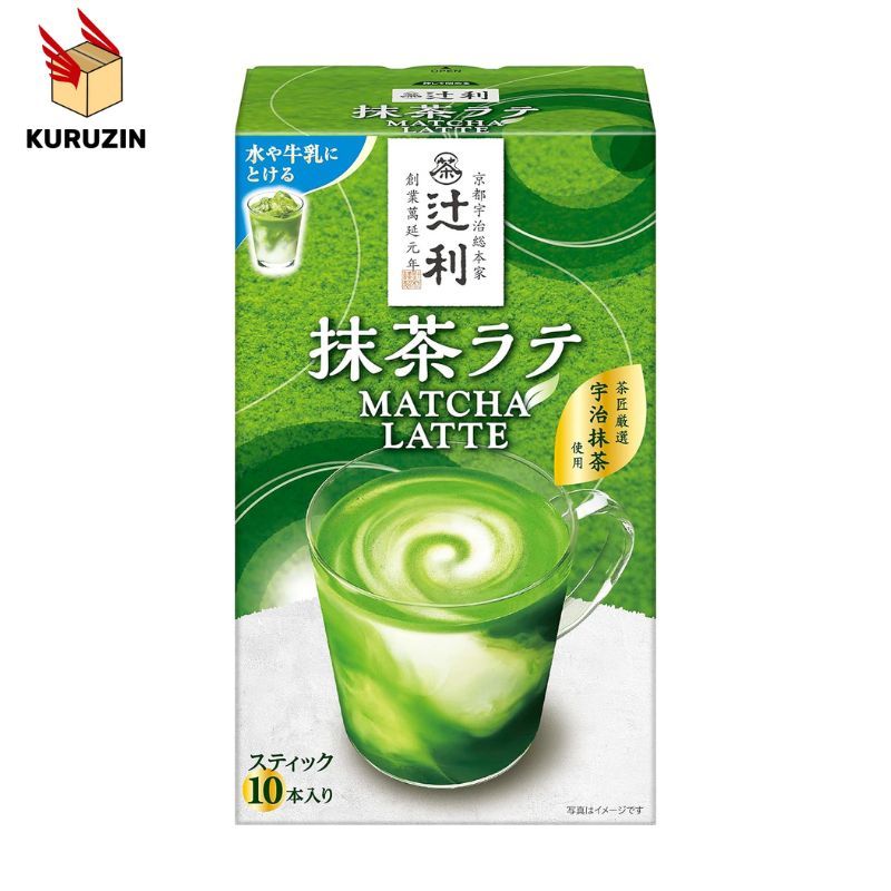 Tsujiri Matcha Latte powder 10 Sticks [100% Uji matcha]【Direct from ...