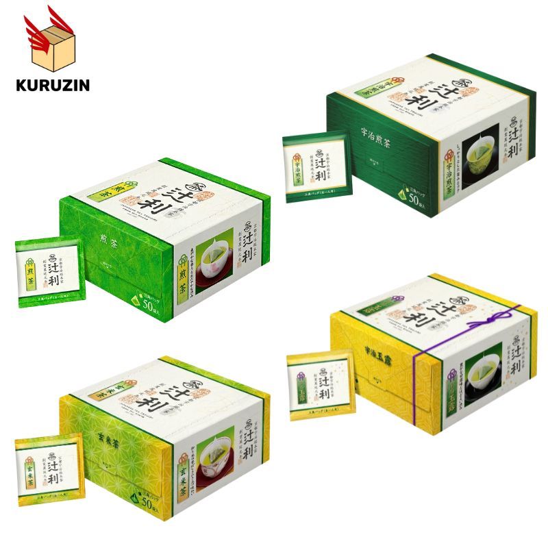 Tsujiri Triangular Tea Bags Green Tea/ Uji Green Tea/ Brown Rice Tea ...