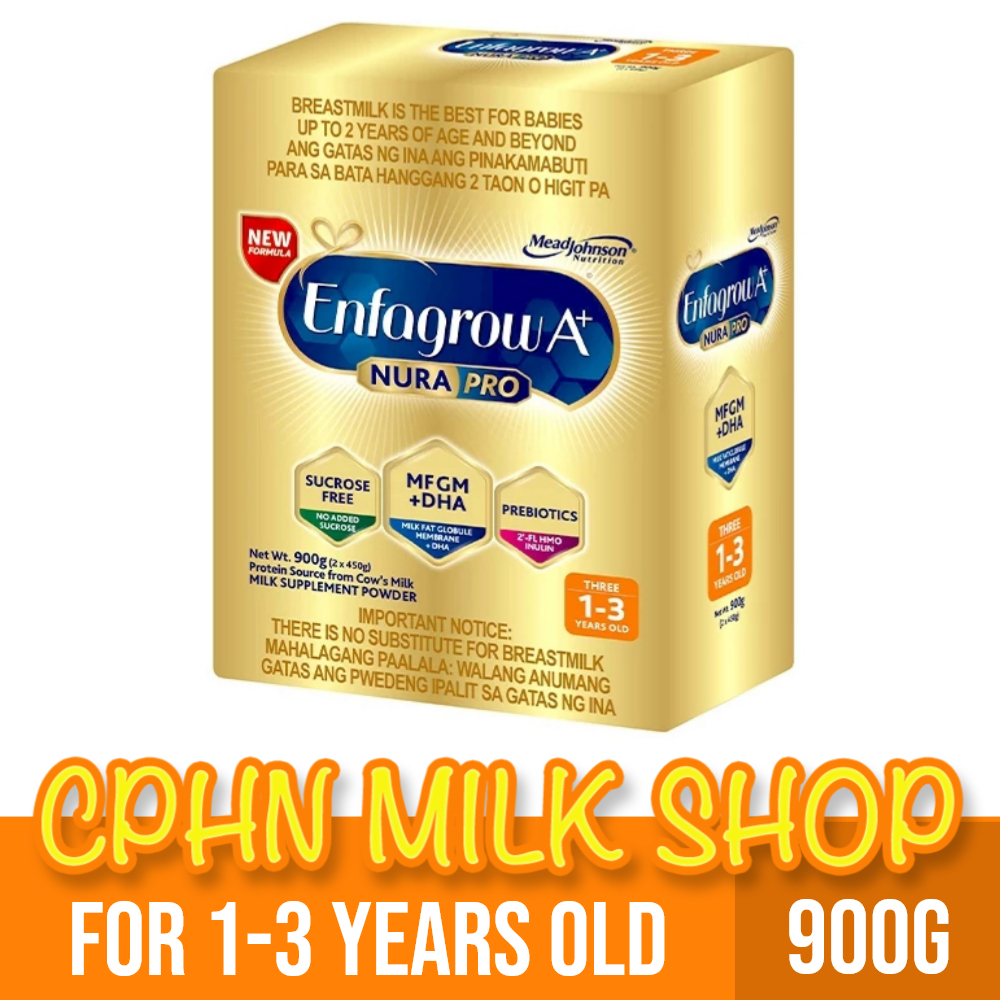 Enfagrow A+ Three NuraPro 900g for 1-3 Years Old Milk Supplement | Shopee Philippines