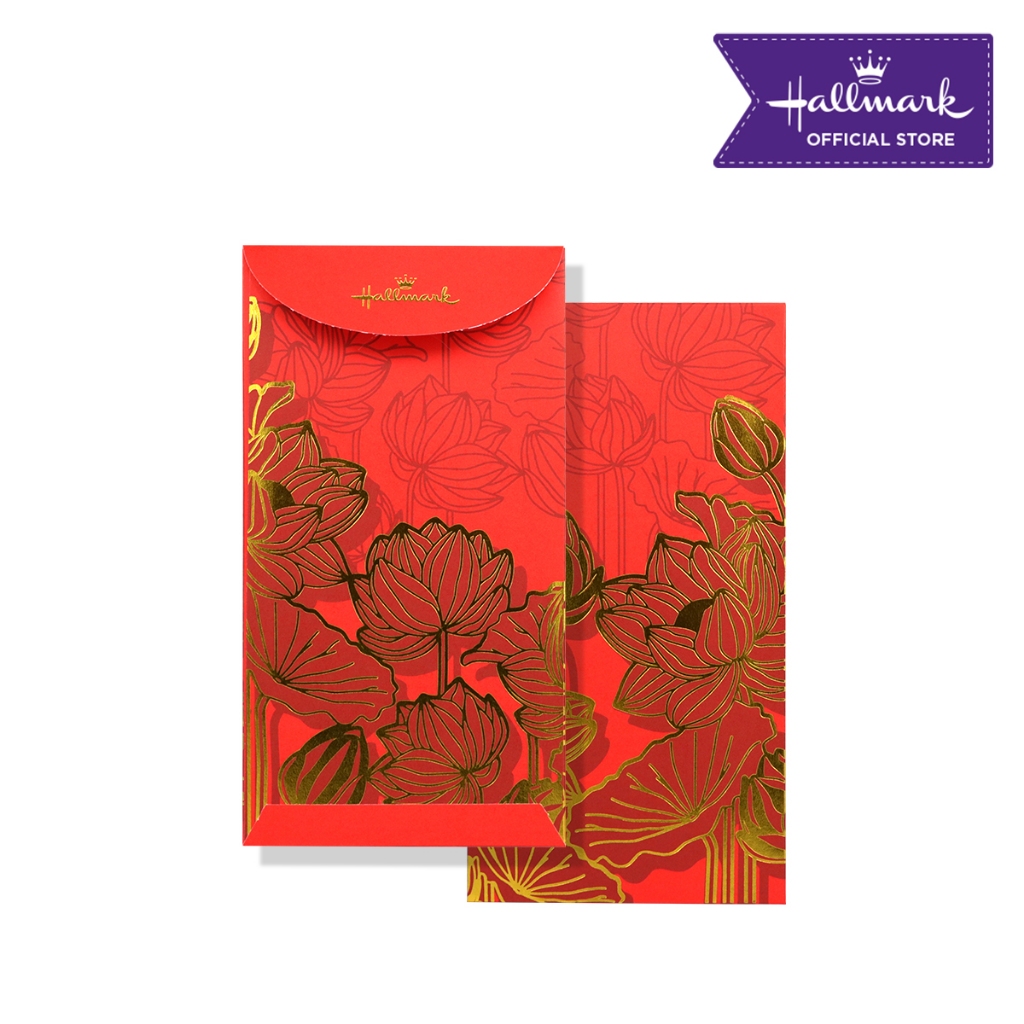 Hallmark Money Envelope (Embossed Flower Pattern) 6pcs - 1 Set | Shopee ...
