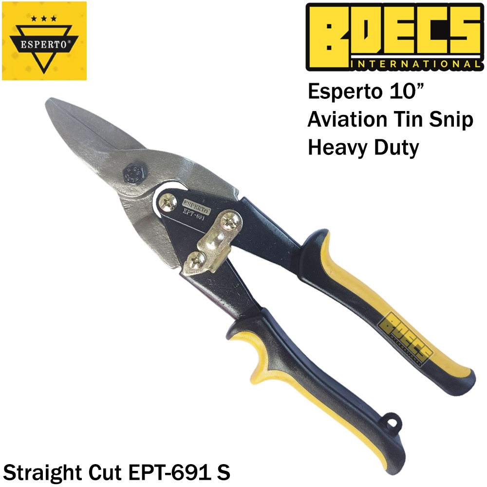 Esperto Aviation Tin Snip Heavy Duty 10" CR-V Steel Gunting Yero ...