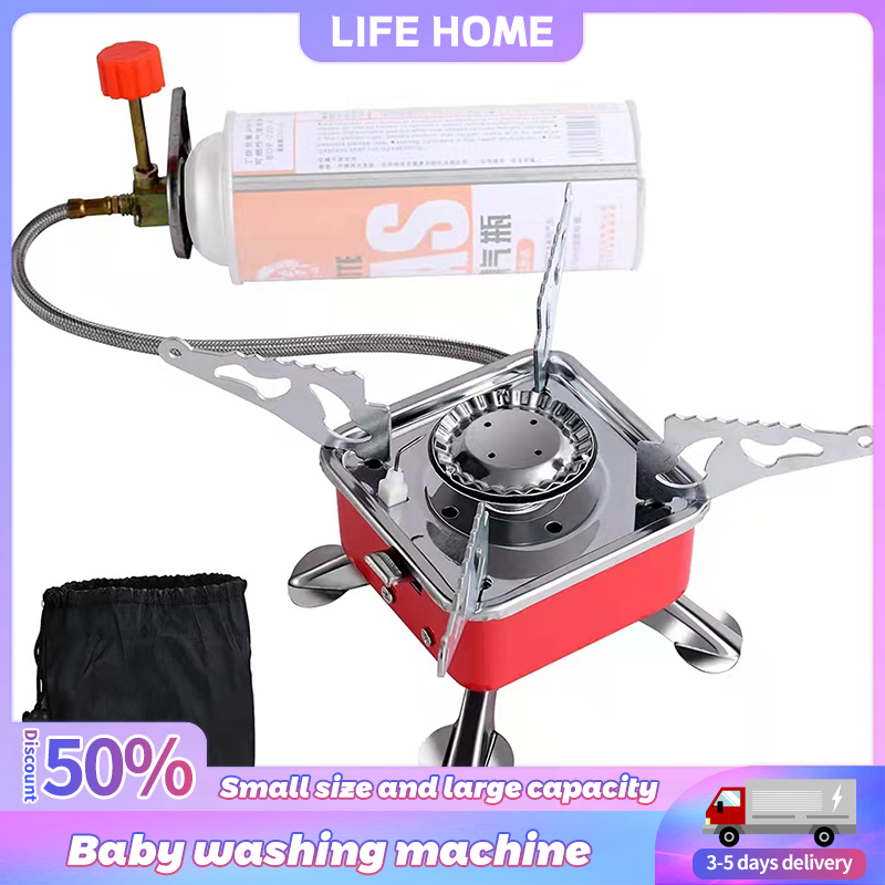 Portable Card Type Stove square OutdoorFolding Camping Stove | Shopee ...