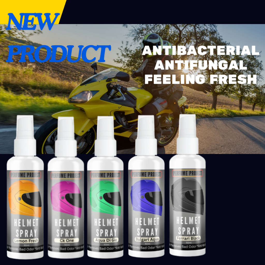 HELMET Spray Refresher and Odor Eliminator with Antibac Disinfectant ...