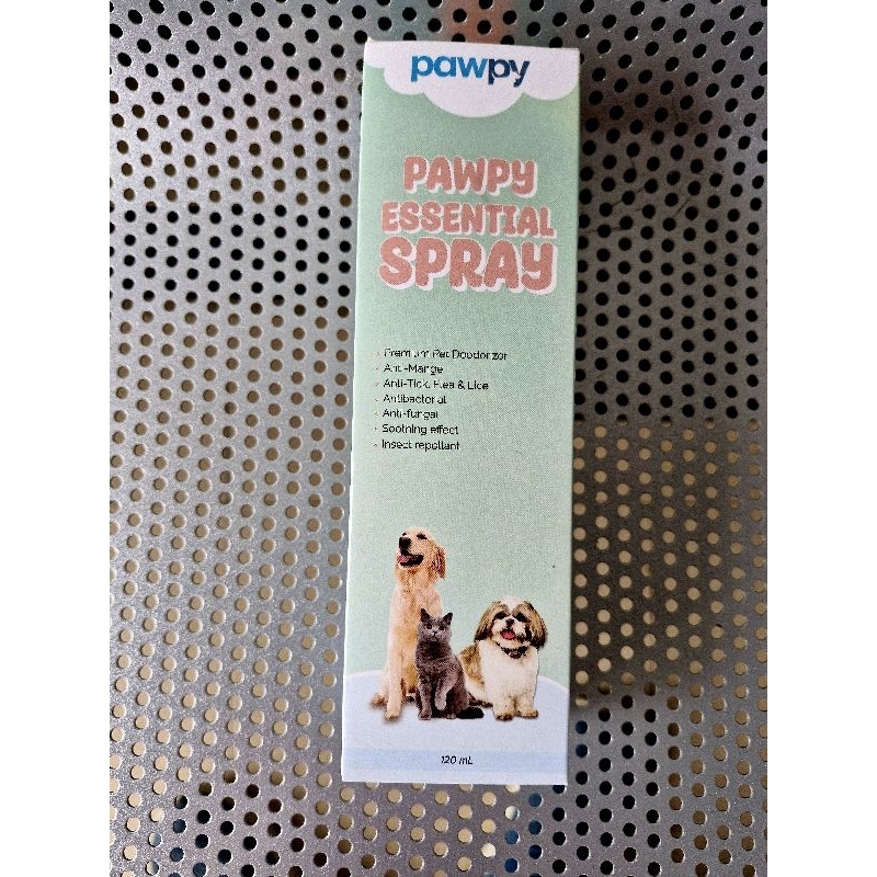 PAWPY ESSENTIAL SPRAY 120 ml ANTI TICK FLEA MANGE ANTIFUNGAL DEODORIZER ...