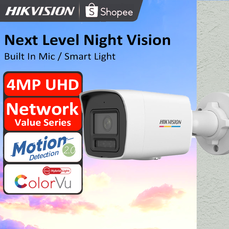 Hikvision 4MP Outdoor Bullet Camera | Smart Human & Vehicle Detection ...