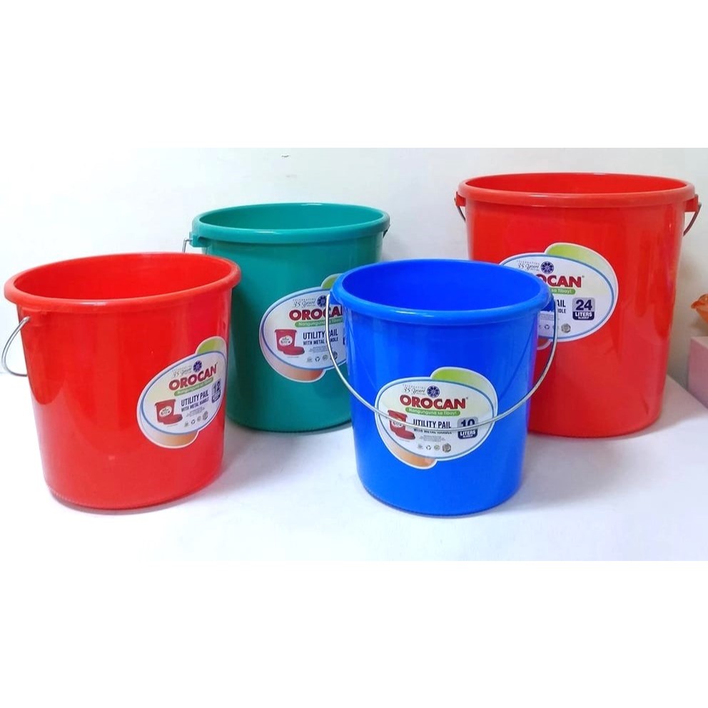 10/12/16/24 Liters Orocan Pail with stainless steel handle timba ...