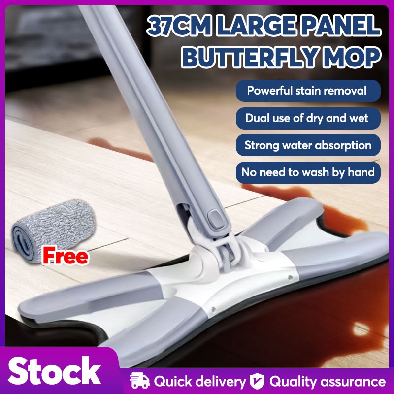 Butterfly mops X-shaped mop Household Self-twisting water Multi ...