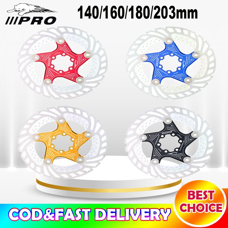 IIIPRO Bike Rotor 160mm Bicycle Bolt Floating Rotor 140mm 180mm 203mm ...
