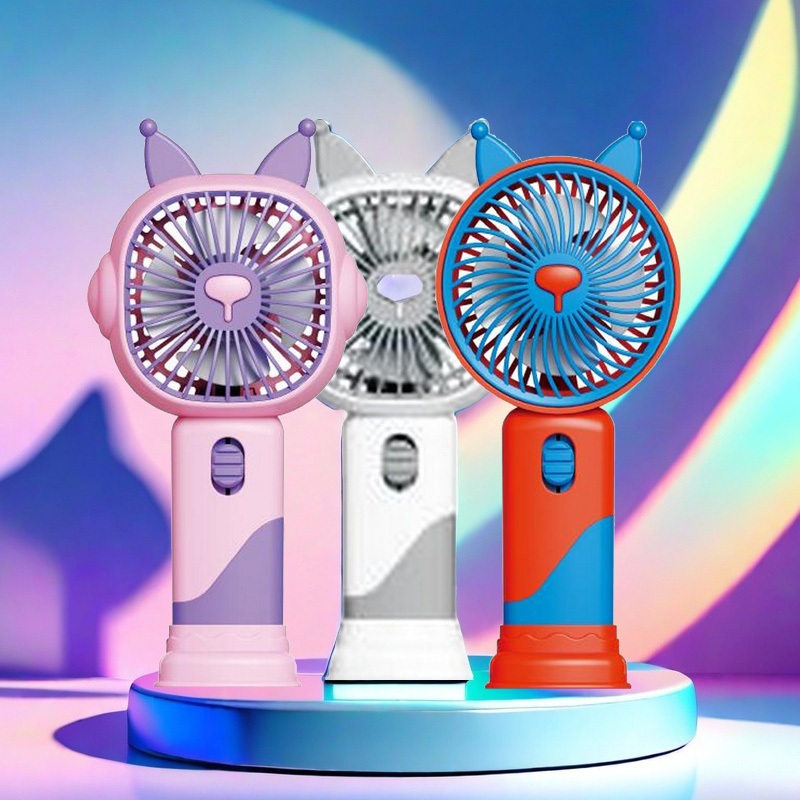 Small Fan Handheld Mini Portable Electric Fan Rechargeable USB Charging ...