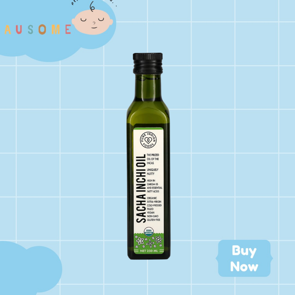 Pure Indian Foods, Organic Cold Pressed Extra-Virgin Sacha Inchi Oil ...
