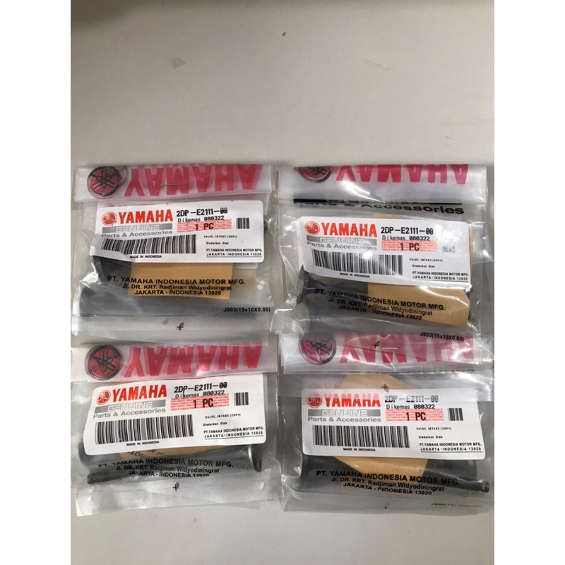 Engine Valve Genuine (4pcs) Yamaha Nmax v1,v2 / Aerox v1,v2 | Shopee ...