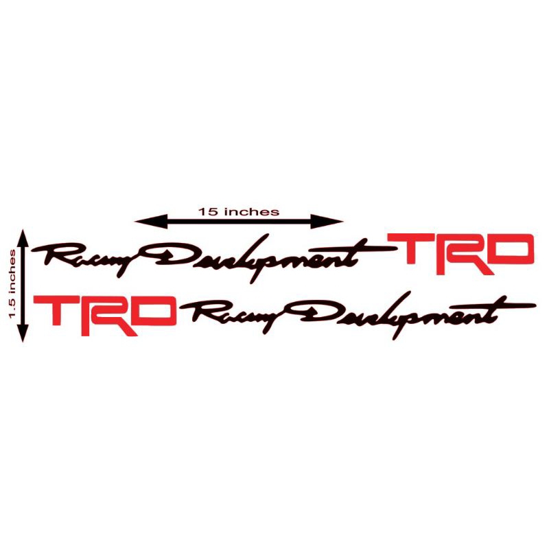 trd side pair decals | Shopee Philippines