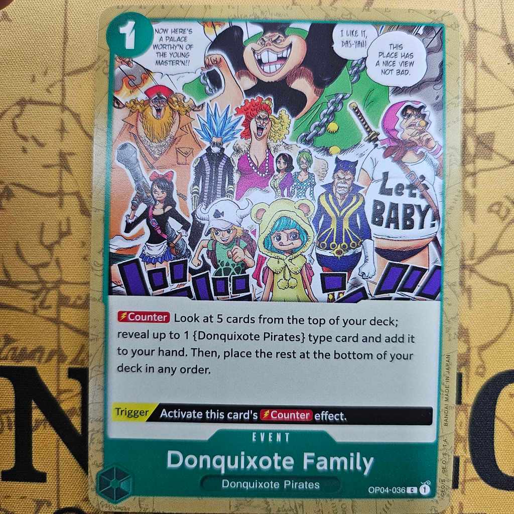 One Piece TCG [ENGLISH] OP04-036 C Donquixote Family [ENGLISH VERSION] | Shopee Philippines