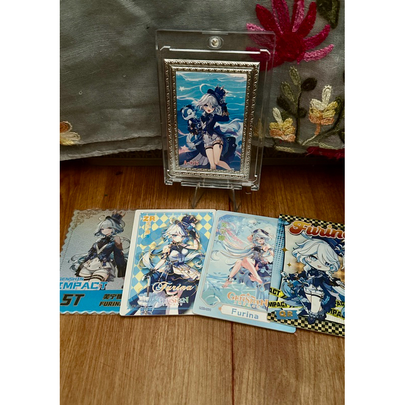Genshin Impact Furina Metal Card UnOfficial One of a Kind with free ...