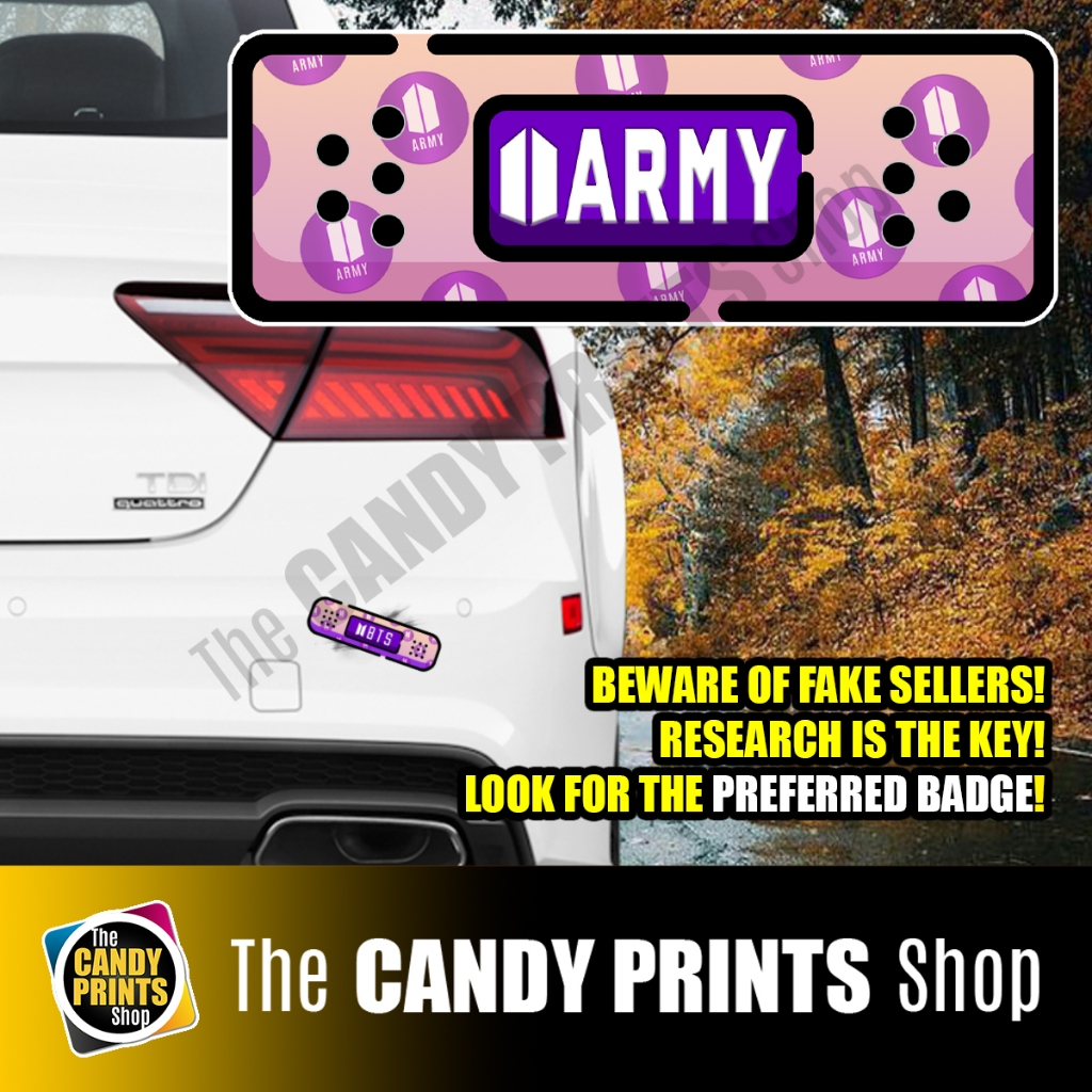 BT21 Magnetic Car Sticker for Minor Scratch Cover on Car and Motorcycle ...