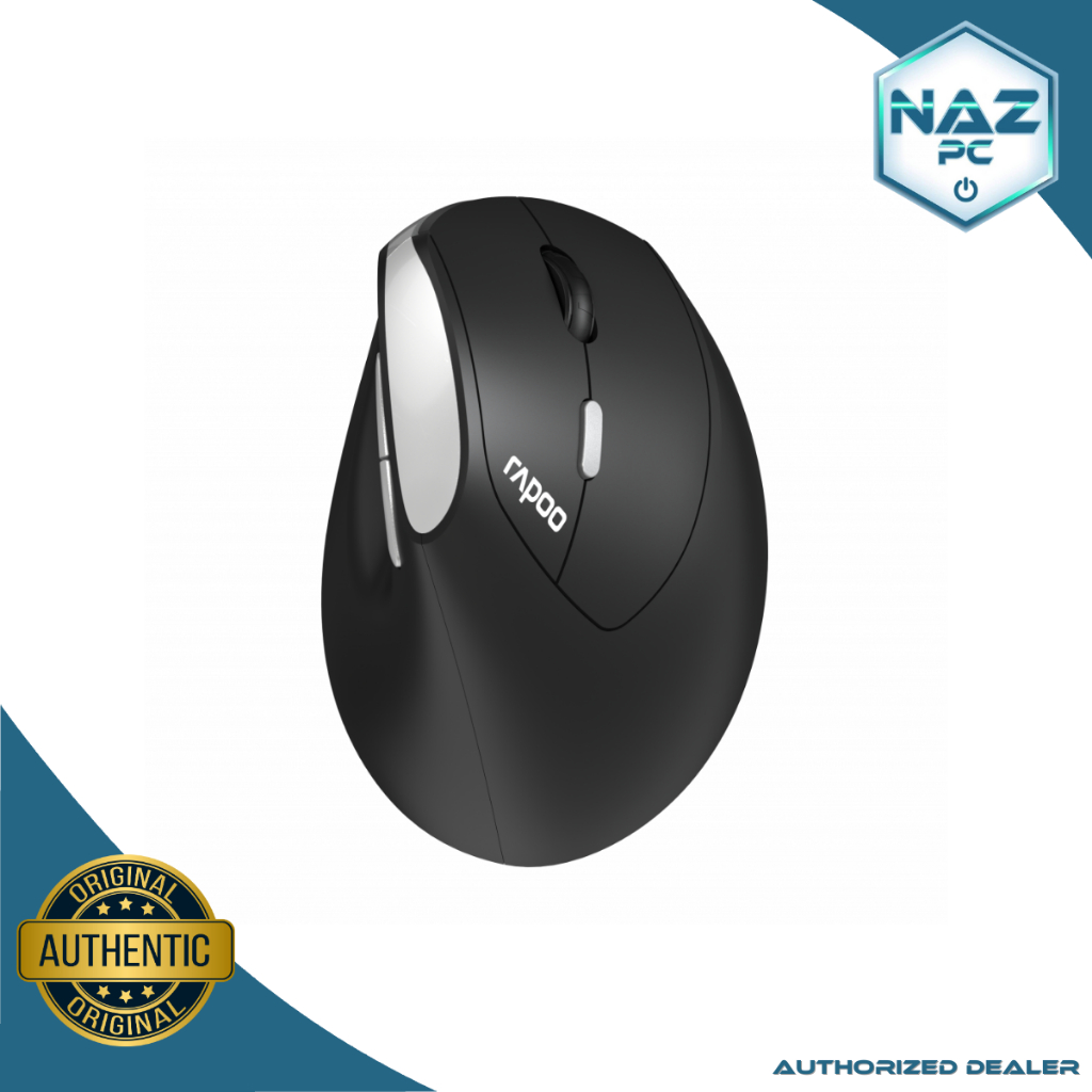 Rapoo EV250 Silent Wireless Ergonomic Mouse | Shopee Philippines