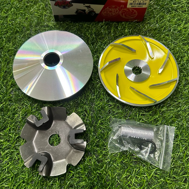 aek racing pulley set click 14.5mm/mio 13.5mm/mio i 125/m3 13.5mm ...