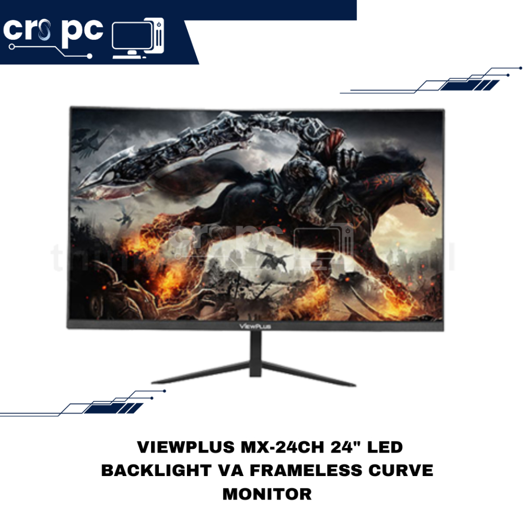 VIEWPLUS MX-24CH 24" LED BACKLIGHT VA FRAMELESS CURVE MONITOR | Shopee Philippines