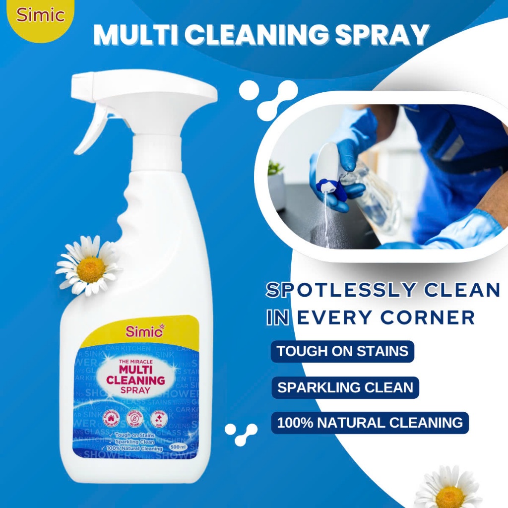 500ml Cleaner Bathroom Cleaner SIMIC Cleaner Scale Remover Spray Tile ...
