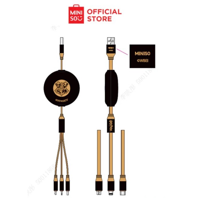 MINISO Harry Potter 3-in-1 Charging Cable | Shopee Philippines