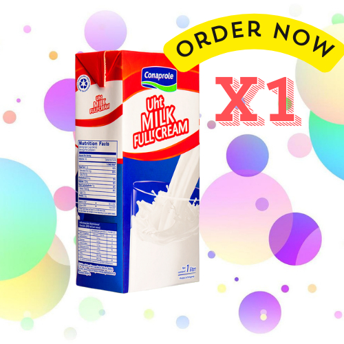 Conaprole UHT Full Cream Milk 1L (x6, x9, x12) - Premium Quality, Long ...