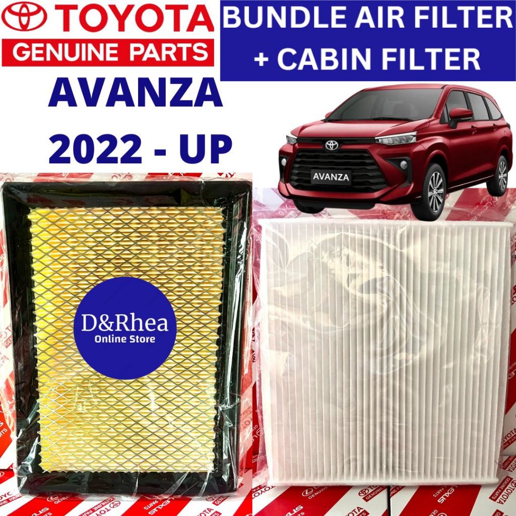 TOYOTA BUNDLE AIR FILTER AND CABIN FILTER FOR TOYOTA AVANZA (2022 - UP ...