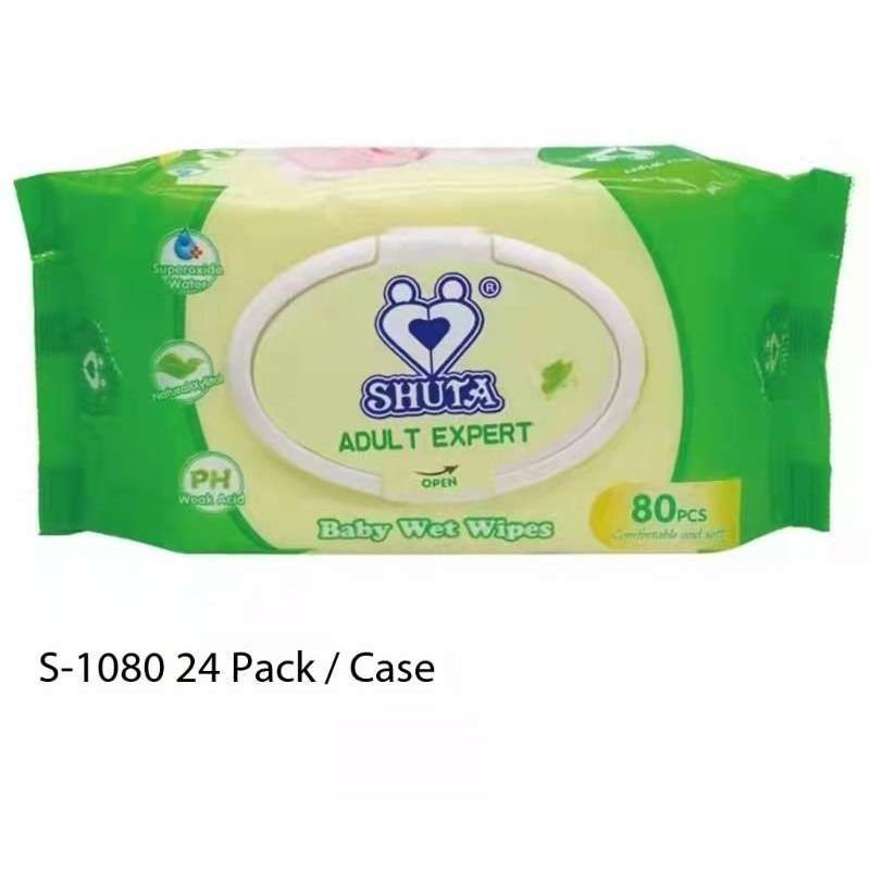 SHUTA ADULT EXPERT WET WIPES S1080 80'S X 1 ( SPNX123 ) | Shopee ...