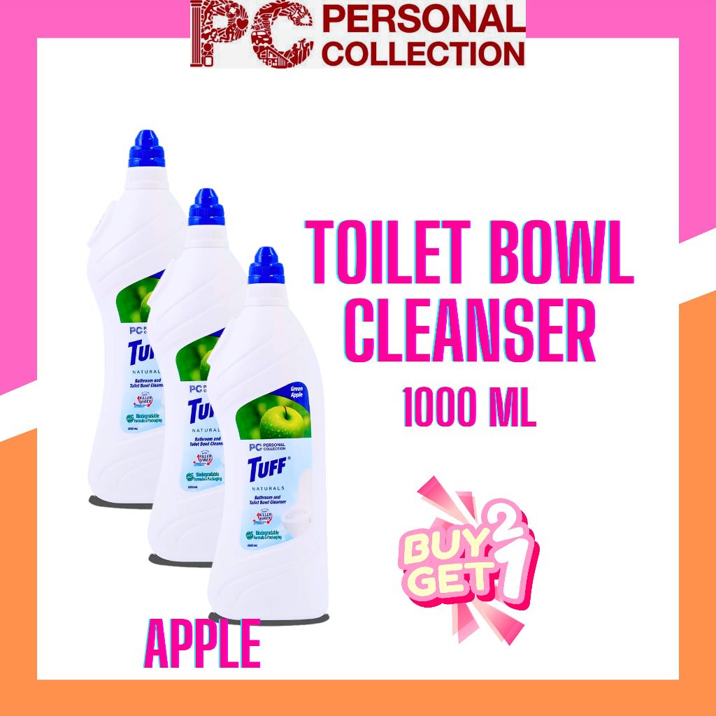 Personal Collection Tuff Toilet Bowl Cleaner Apple 1000ml | Shopee ...