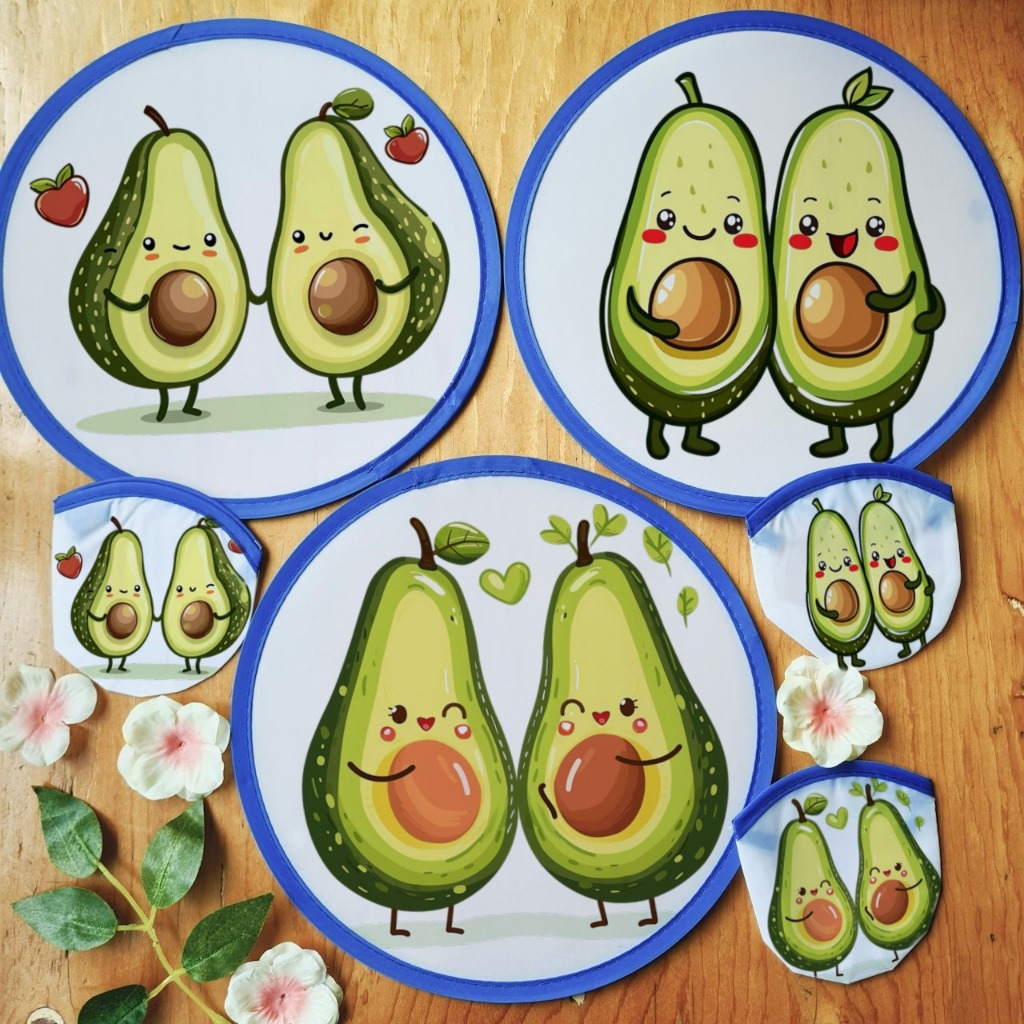 𝐀𝐯𝐨𝐜𝐚𝐝𝐨 𝐆𝐫𝐞𝐞𝐧 𝐅𝐫𝐮𝐢𝐭 𝐇𝐚𝐧𝐝𝐡𝐞𝐥𝐝 𝐓𝐰𝐢𝐬𝐭 𝐅𝐚𝐧𝐬 𝐰/ 𝐏𝐨𝐮𝐜𝐡 𝐆𝐢𝐯𝐞𝐚𝐰𝐚𝐲𝐬 𝐓𝐨𝐤𝐞𝐧𝐬 ...