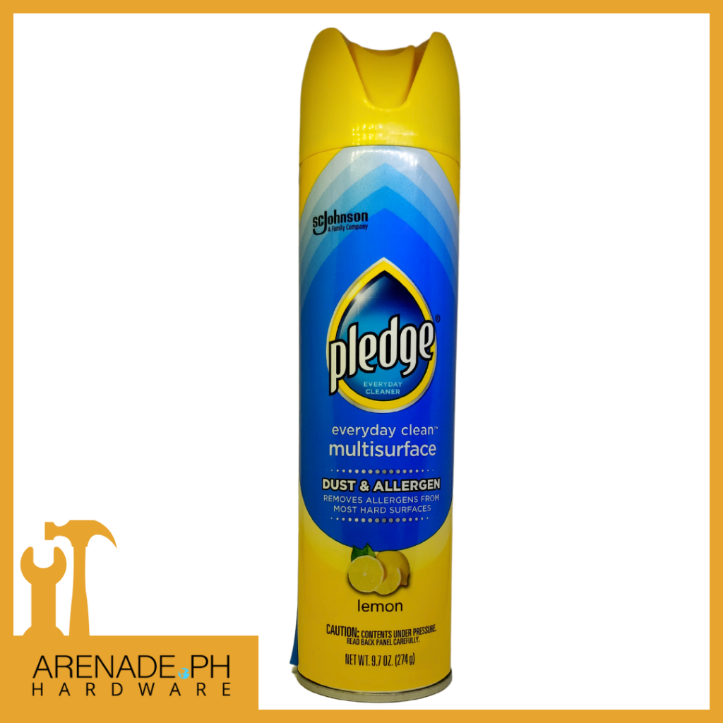 Pledge Everyday Cleaner Spray Multi Surface Dust And Allergen Remover ...
