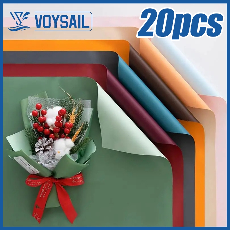 【20pcs】58*58cm Bouquet Wrapper Waterproof Packaging Paper Flower Bag ...
