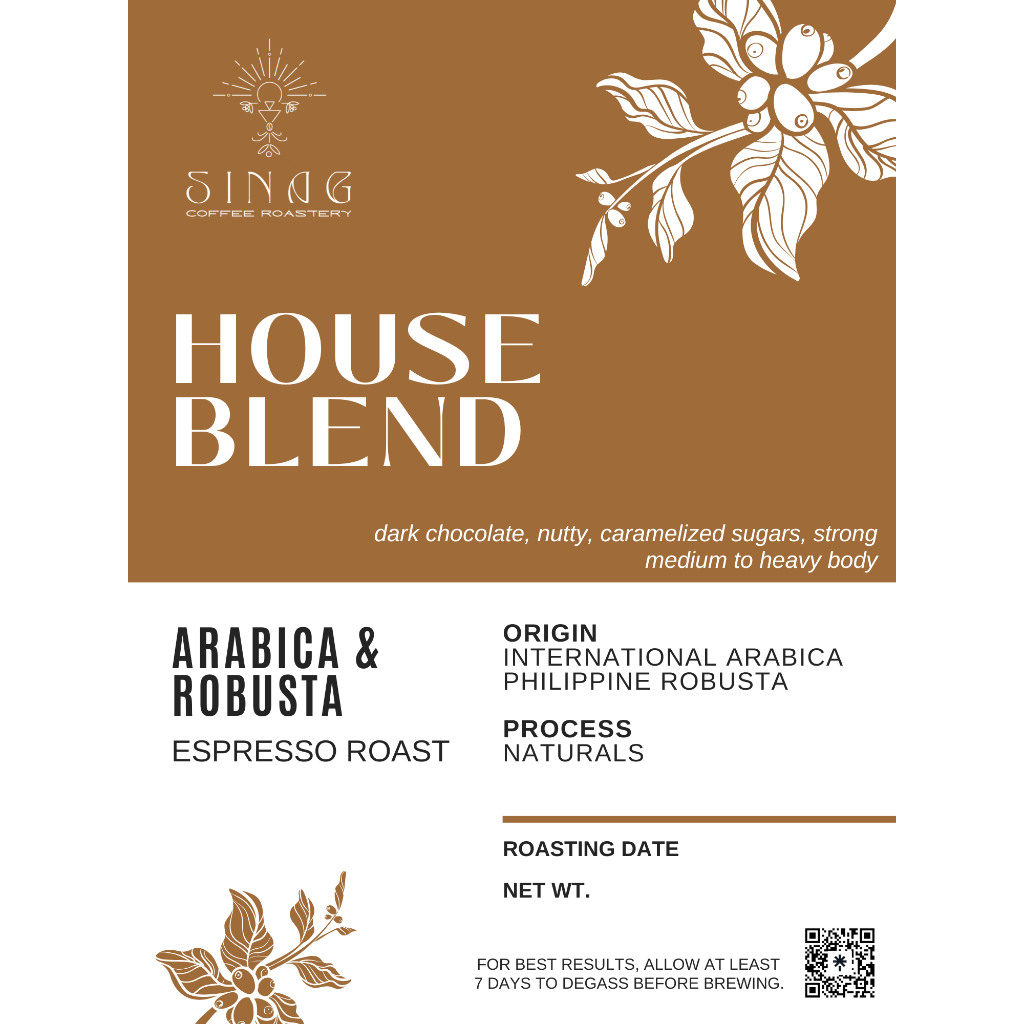 HOUSE BLEND (ARABICA X ROBUSTA) - SINAG COFFEE | Shopee Philippines